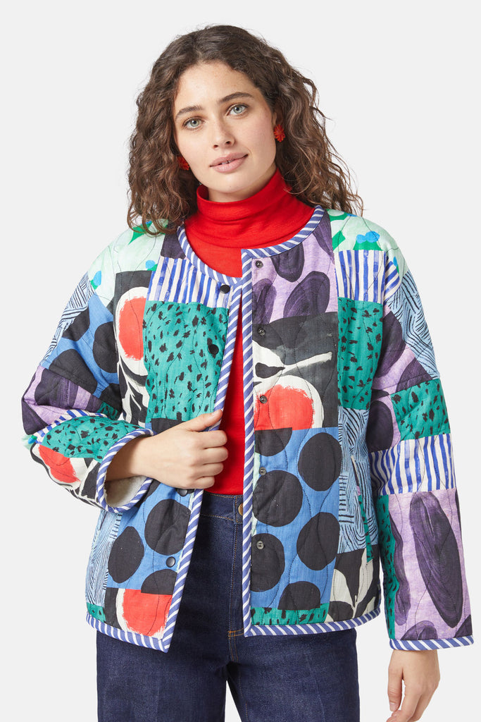 Artists Patchwork Quilted Jacket – Gorman NZ