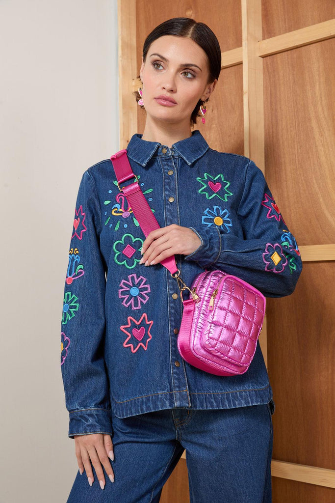 Metallic Pink Crossbody Bag – Gorman NZ