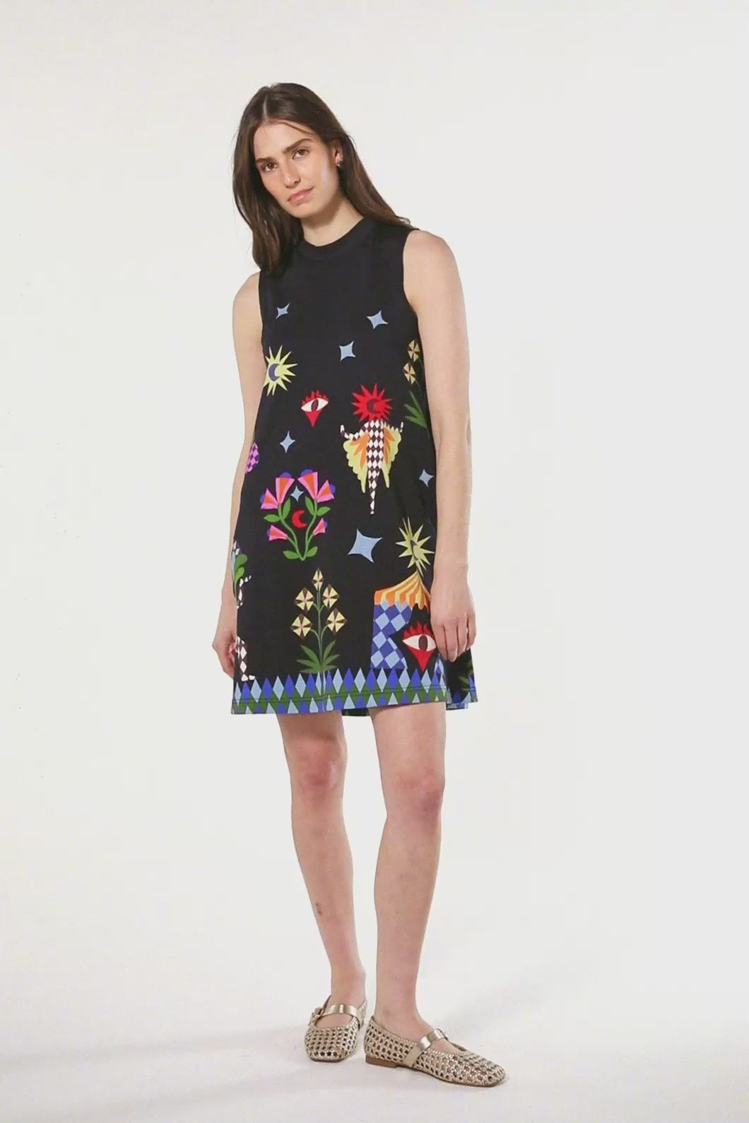 Luna Cirque Jersey Dress – Gorman NZ