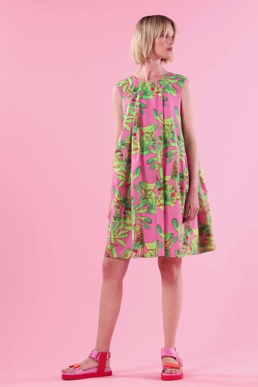 Palm Pals Bubble Dress – Gorman NZ