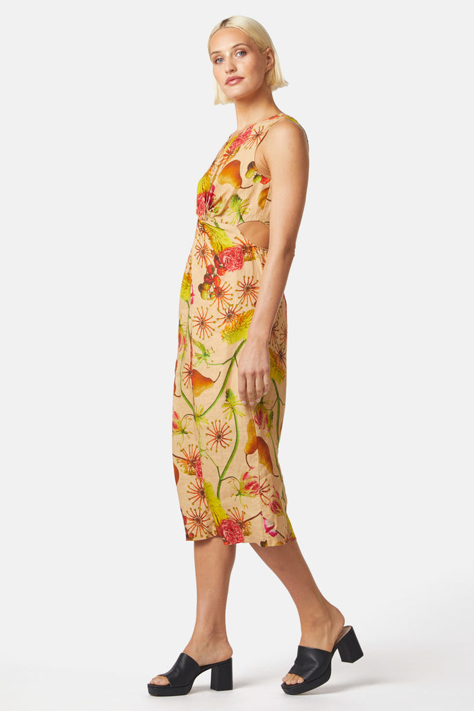 Firewheel Linen Dress – Gorman NZ