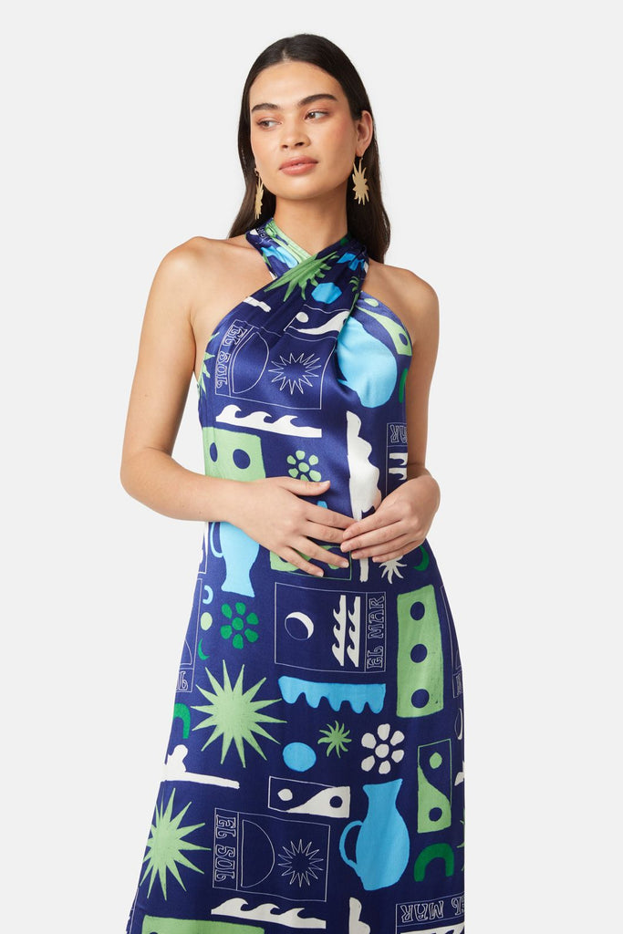 El Verano Halter Slip Dress – Gorman NZ